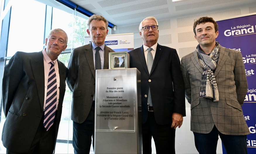 Schirmeck : La première pierre du Mur des Noms a été dévoilée Azur FM ...